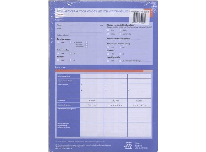 BSL Shop | Dementieschaal voor mensen met een verstandelijke handicap ...