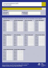 BSL Shop | Leervoorwaardentest (LVT) - scoreformulieren
